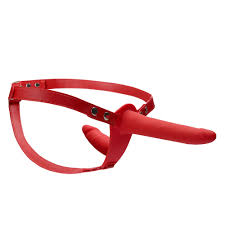 Double vibrating silicone strap on – Devils Paradise