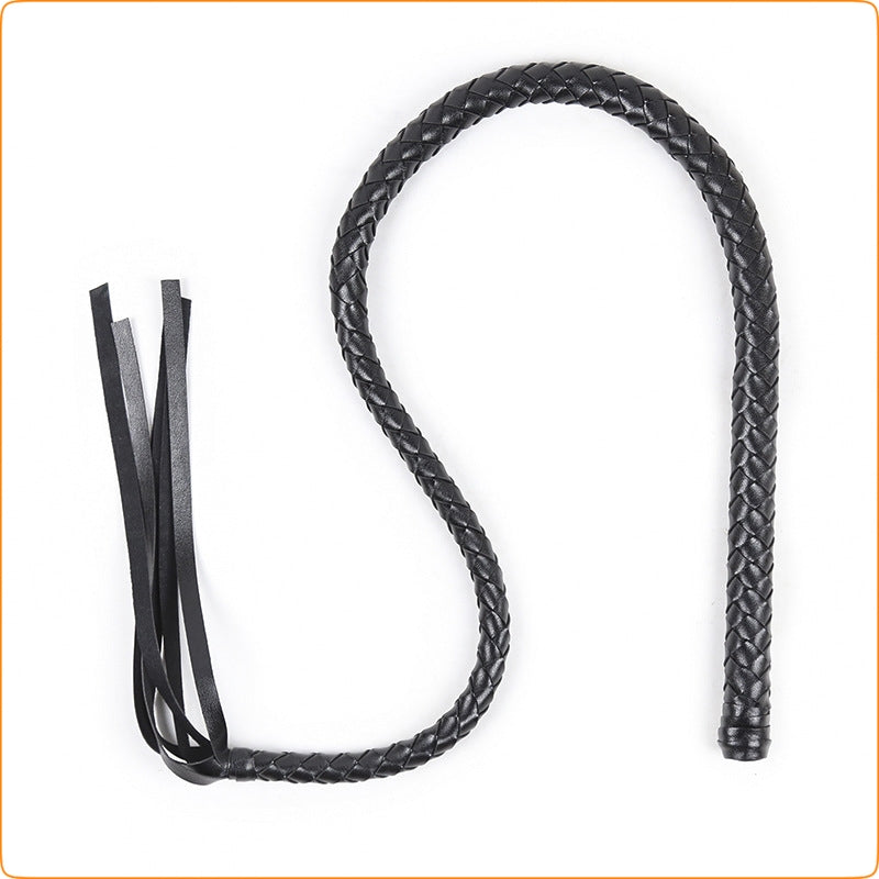 Full black PVC bondage whip – Devils Paradise